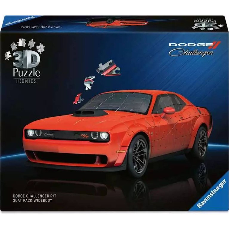 Ravensburger 3D puzzle (slagalice) – 108pcs Dodge Challenger R/T Scat Pack RA12008036