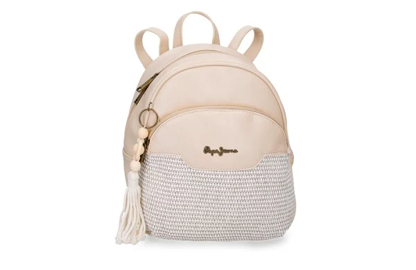 Modni ranac Clara bež Pepe Jeans 73.920.41