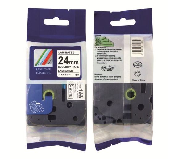 Brother - Kompatibilna Brother TZe-SE5 Sigurnosna Traka 24mm | Security / Tamper-Evident |