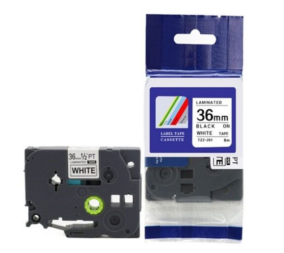 Brother - Kompatibilna Brother TZe-261 Traka 36mm | Crno na Belo |