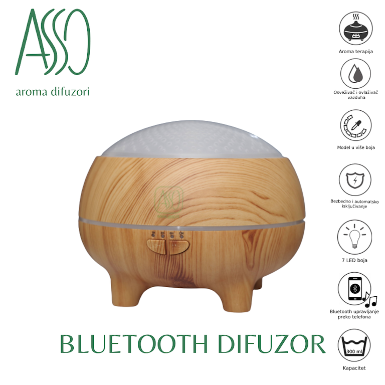 Bluetooth aroma difuzer