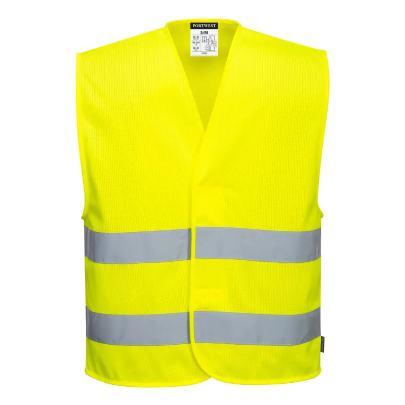 Rupičasti fluo prsluk C374 žuti - Portwest