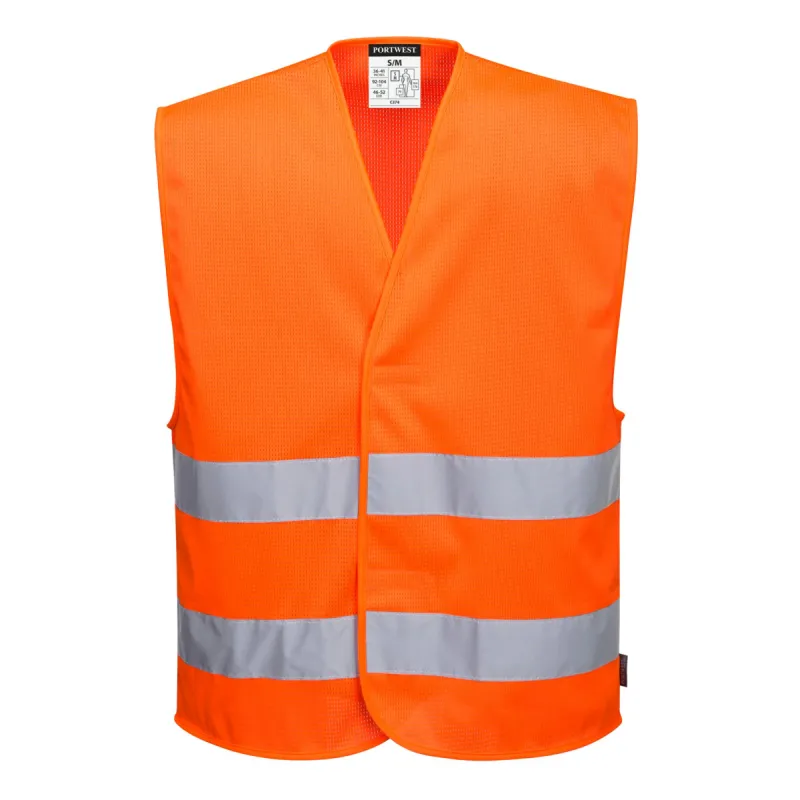 Rupičasti fluo prsluk C374 narandžasti - Portwest