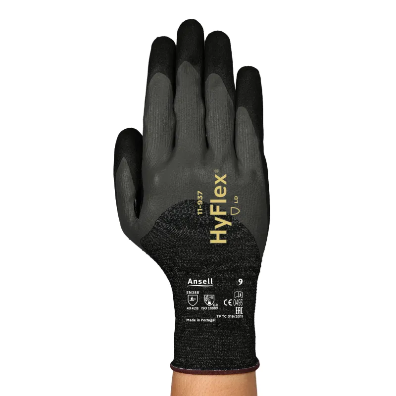 Zaštitne rukavice HYFLEX 11-937 crne - Ansell - PAR