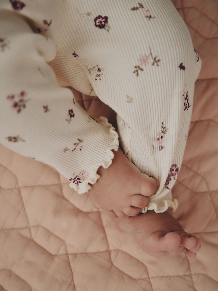 Rozo Bunny - Set 2 Pieces za bebe sa dugim rukavima i Helanke (0mesec-2god.)