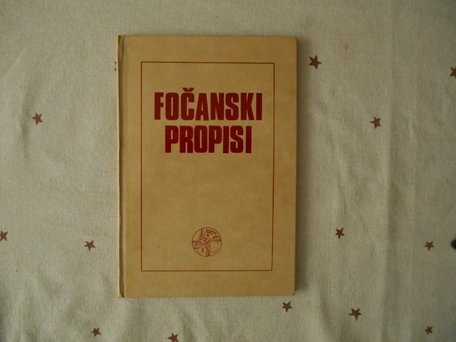 Fočanski propisi