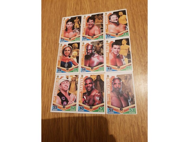 Kartice Smackdown vs RAW vs NXT vs Tag Team vs WWE 2012