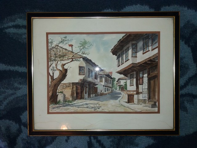 Zoran Kuzmanović – original akvarel „Bugarska“