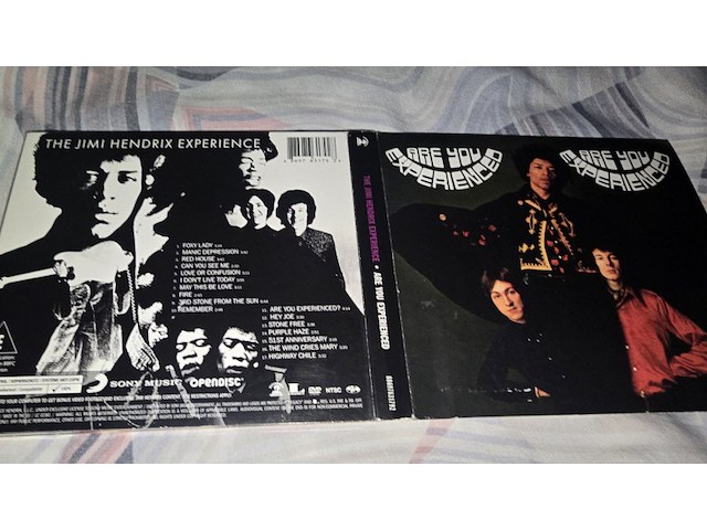 Jimi Hendrix - Are you experienced CD+DVD , ORIGINAL