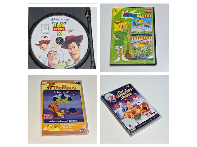 Lot crtanih filmova za decu – 5 DVD diskova