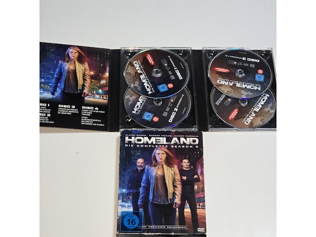 Homeland Season 6 /Domovina 6. sezona DVD box set4 disk