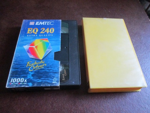 VIDEO kaseta EMTEC EQ E-240 +  PVC omot