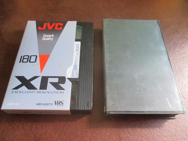 VIDEO kaseta JVC XR E-180 + PVC omot