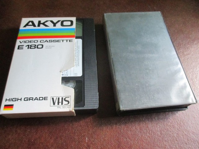 VIDEO kaseta SHIVAKI E-180 + PVC omot