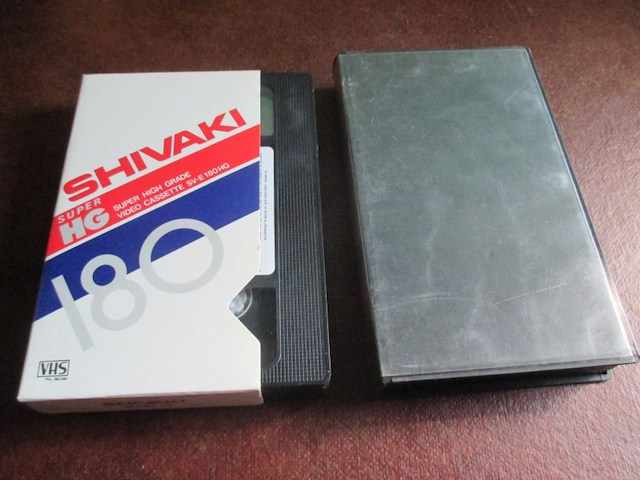 VIDEO kaseta SHIVAKI HG E-180 + PVC omot