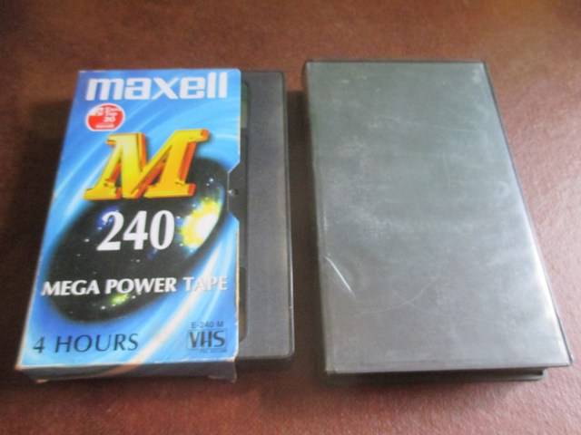 VIDEO kaseta MAXELL M E-240 + PVC omot