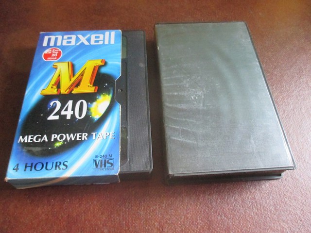 VIDEO kaseta MAXELL M E-240 + PVC omot