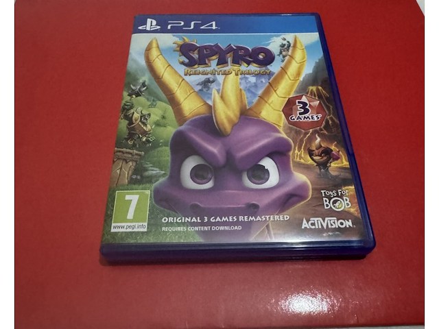 Spyro Trilogy Reignited PS4 na disku
