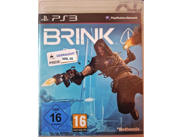 BRINK PS3 - Sony Playstation 3 (Sony 3)