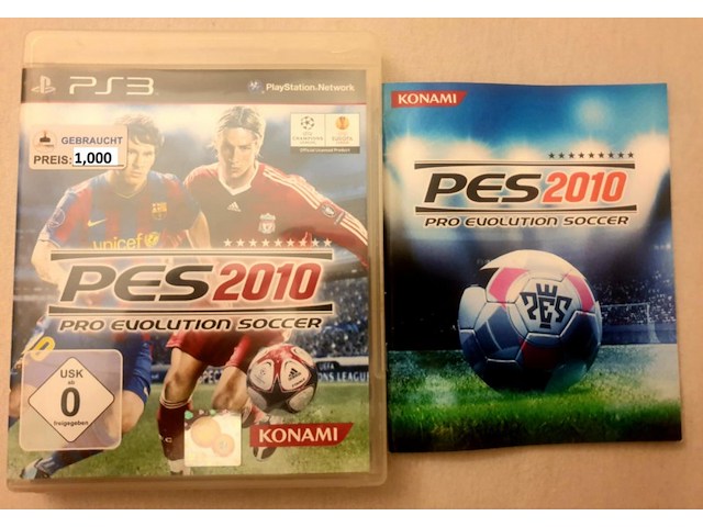 Pes10 Pro Evolution 2010 PS3 (Sony Playstation 3)