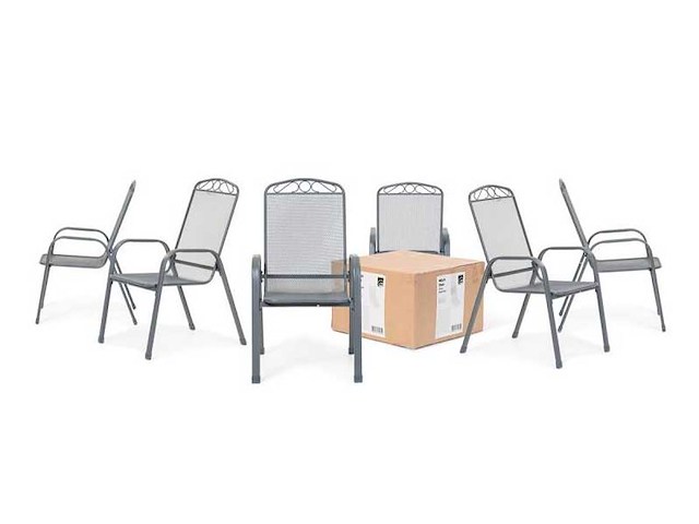 Metalne baštenske stolice Set 6kom.