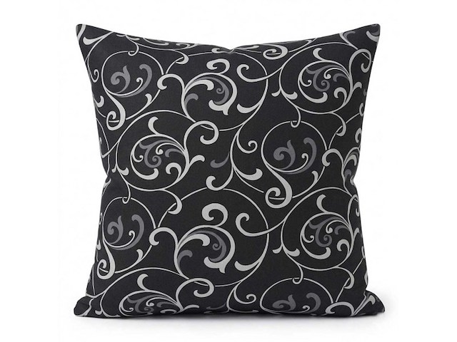 Pamučni dekorativni jastuk 40X40cm 1 komad BLACK ORNAMENT