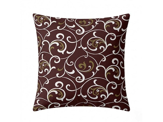 Pamučni dekorativni jastuk 50X50cm 1 komad BROWN ORNAMENT