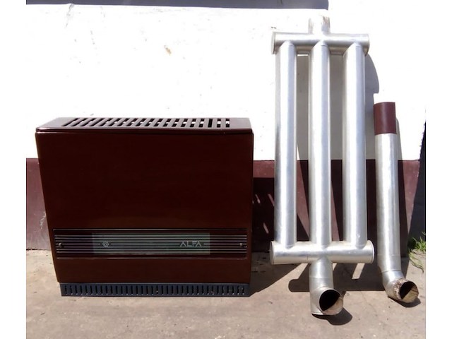 pec na gas + dimovodni radijator za peć
