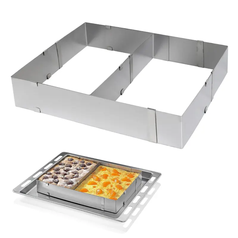 Podesivi kalup za torte i kolače – inox obruč za pečenje