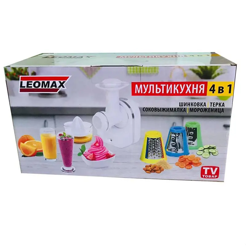 Leomax 4u1 multi kuhinja za lako seckanje i sveže sokove
