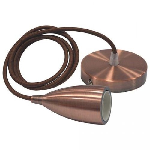 021-002-0001- RED COOPER-BAKARNA E-27 1M PENDANT LAMP-EDISON