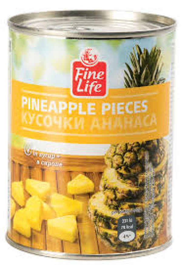 *Fine life ananas komadi 580ml.