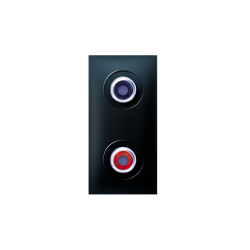 ALING-EXP 74281.E1PRIKLJUC. AUDIO RCA DVOSTRUKA 1M CRNA SOFT