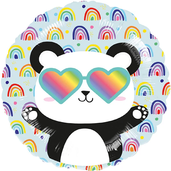 18”45 cm Happy Birthday Panda folija balon