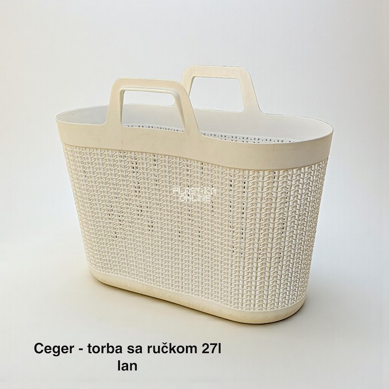 Ceger – torba sa ručkom 27L KNIT lan
