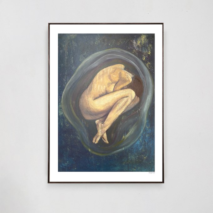 UMETNIČKI POSTER - Nastanak bisera 50x70cm