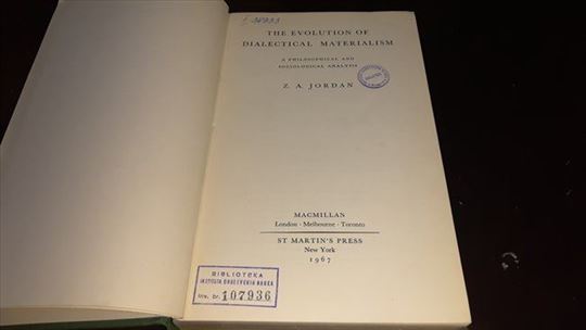 The Evolution of Dialectical Materialism