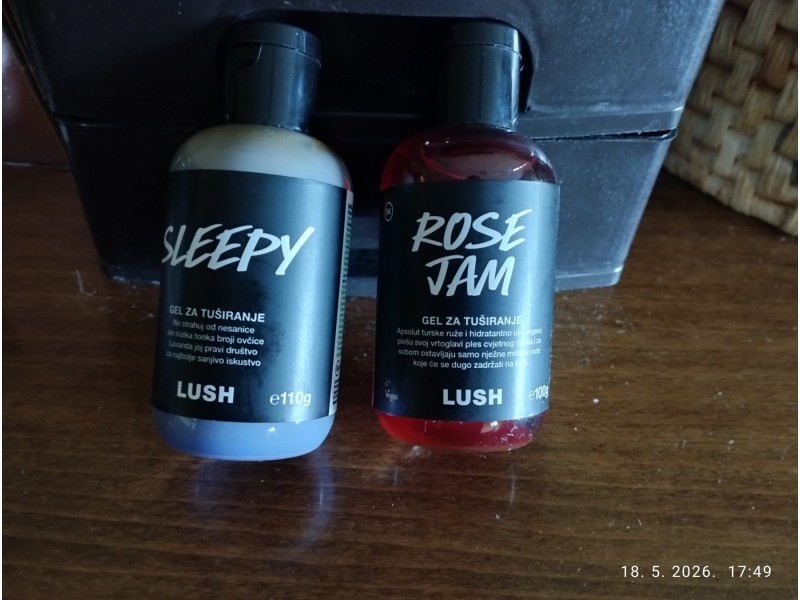 dva Lush gela za tuširanje Nekorišćeno 2x 110g