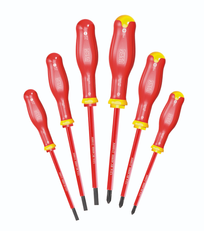 Garnitura odvijača 1000V 6/1 091 SH6 USAG