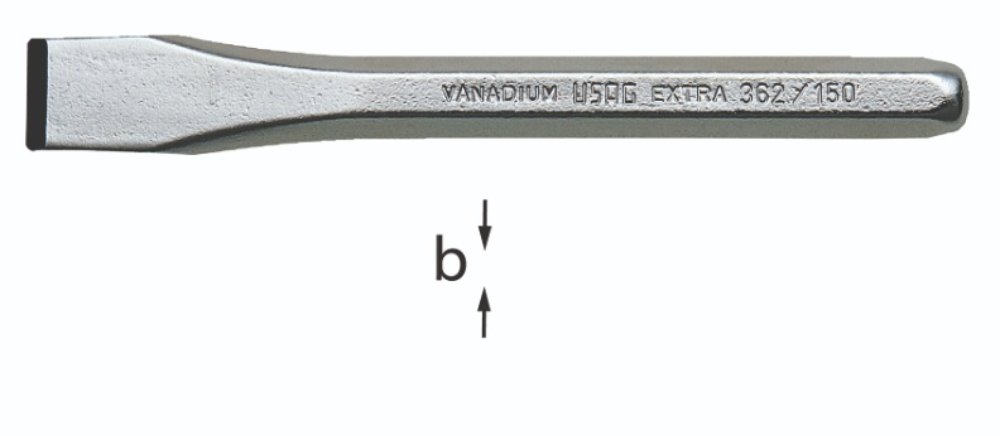 Sekač ravni dužine 175 mm širina 22 mm 362 USAG