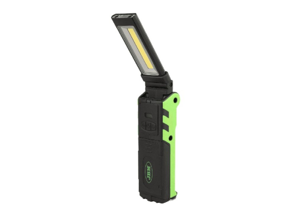 Lampa LED ručna zglobna magnetna 160-400Lm, 3-5W, 3,7V, XPE, COB baterija 2000-4000Ah JBM
