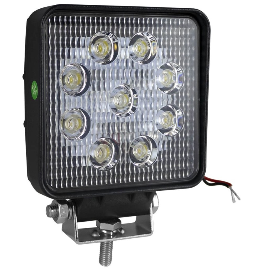 Lampa LED radionička kvadratno 9 led dioda 1.800 Lm JBM