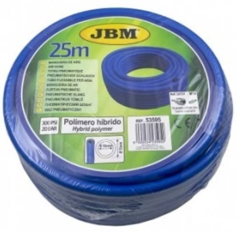 Crevo za vazduh dužine 25 m,pritisak max 20 bara,unutrašnji prečnik 10 mm,spoljašnji prečnik 15 mm JBM