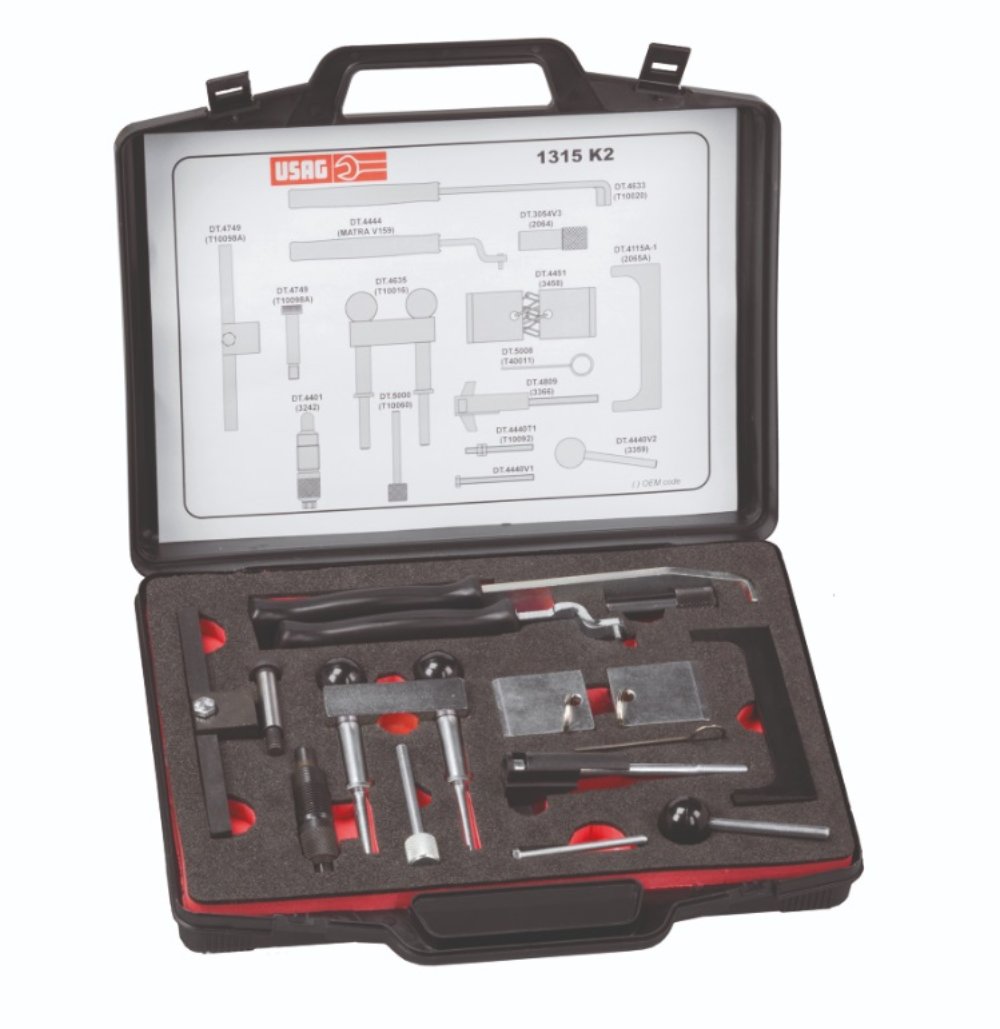 Set alata za zupčenje benzinskih/dizel motora sa kaišem 15/1 VW grupacija AUDI/VW/SEAT/SKODA 1315K2 USAG