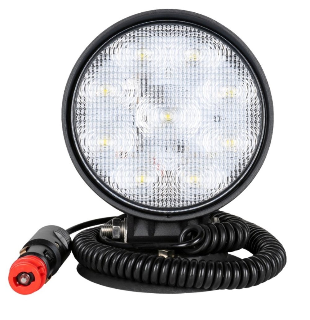 Lampa LED radionička okrugla magnetna baza 9 led dioda 1450 lm JBM