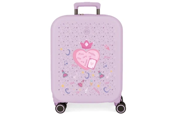 Dečiji kofer 55 cm Queen Of Hearts ljubičasta Enso 99.586.21