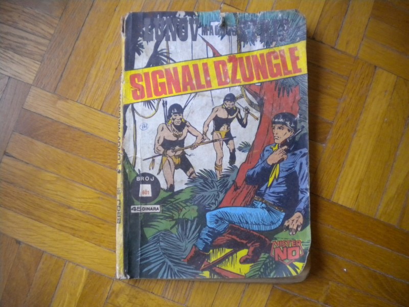 SIGNALI DŽUNGLE, Mister No, LMS 601, za čitanje