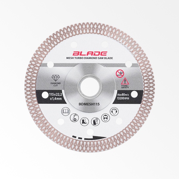 Turbo dijamantski disk za tvrdu keramiku Blade BDMESH115