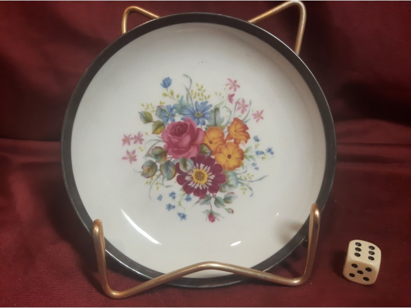 TOP! FURSTENBERG PORCELAN SREBRO 14CM