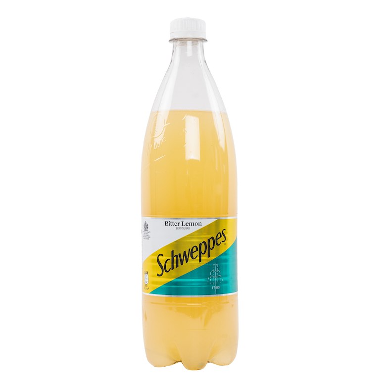 Schweppes Bitter Lemon Zero Sugar 1l